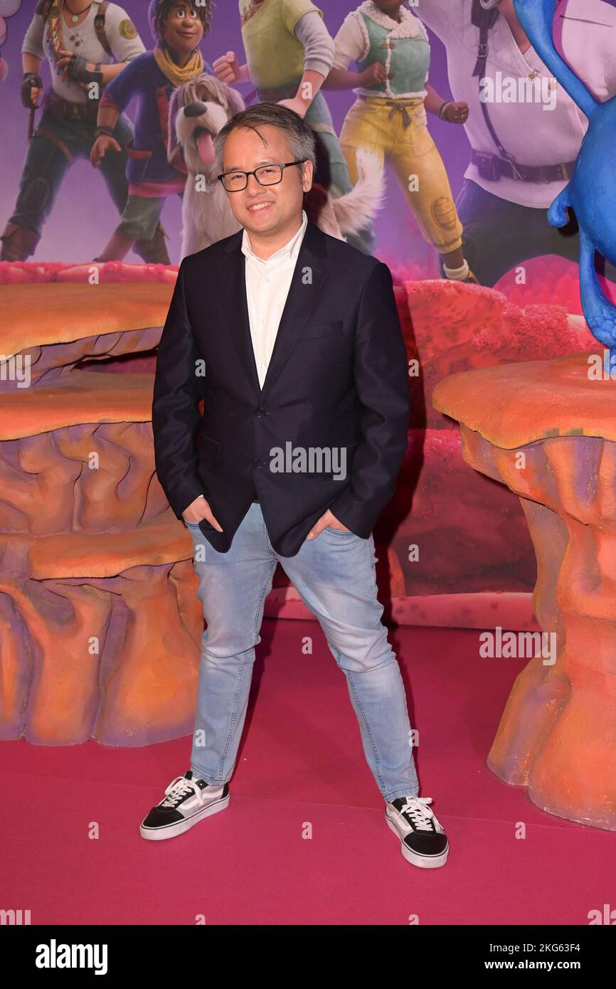 Qui Nguyen attends the red carpet of the premiere of the movie "Strange ...
