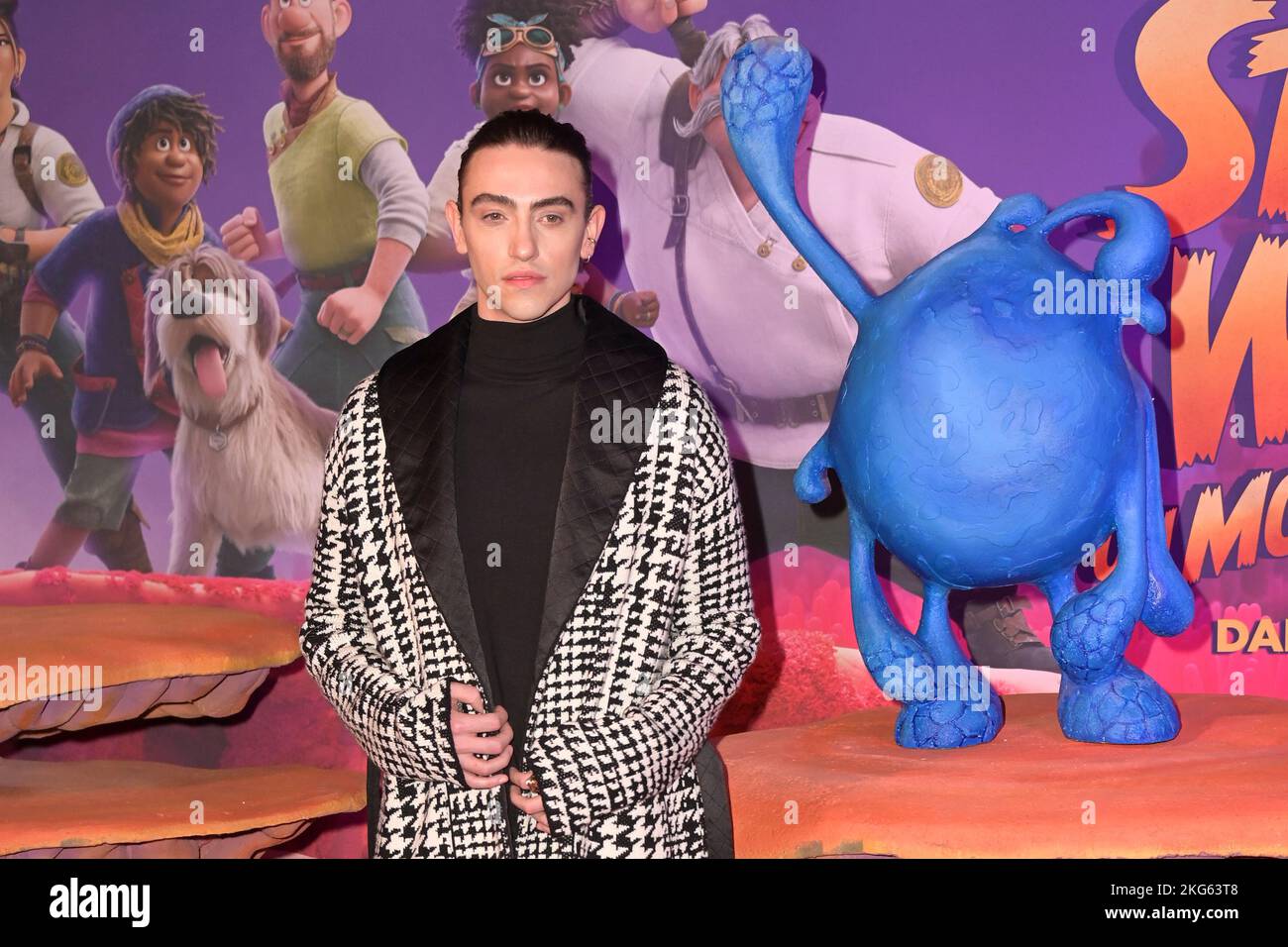 Michele Bravi attends the red carpet of the premiere of the movie ...