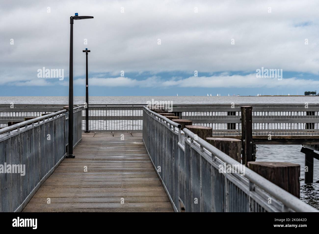 Lake Ponchartrain, just north of New Orleans, is a large body of water ...