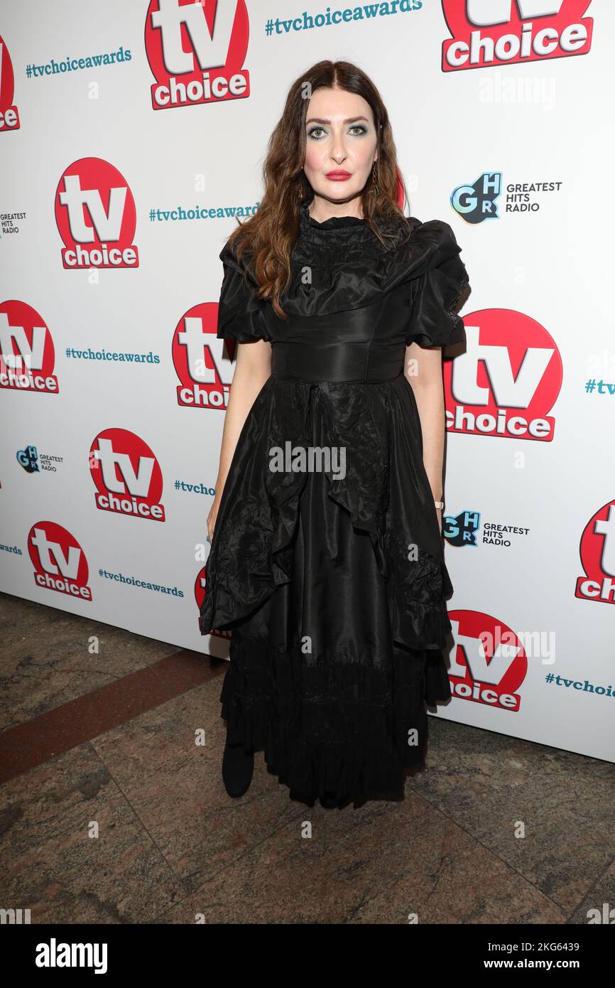 Kathy Kiera Clarke attends the annual TV Choice Awards at Hilton Hotel ...