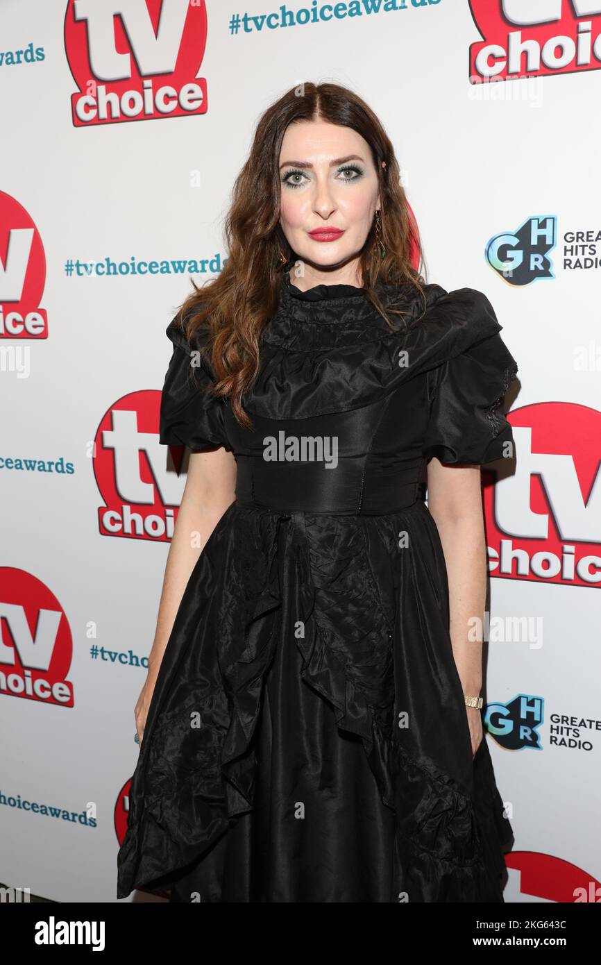 Kathy Kiera Clarke attends the annual TV Choice Awards at Hilton Hotel ...