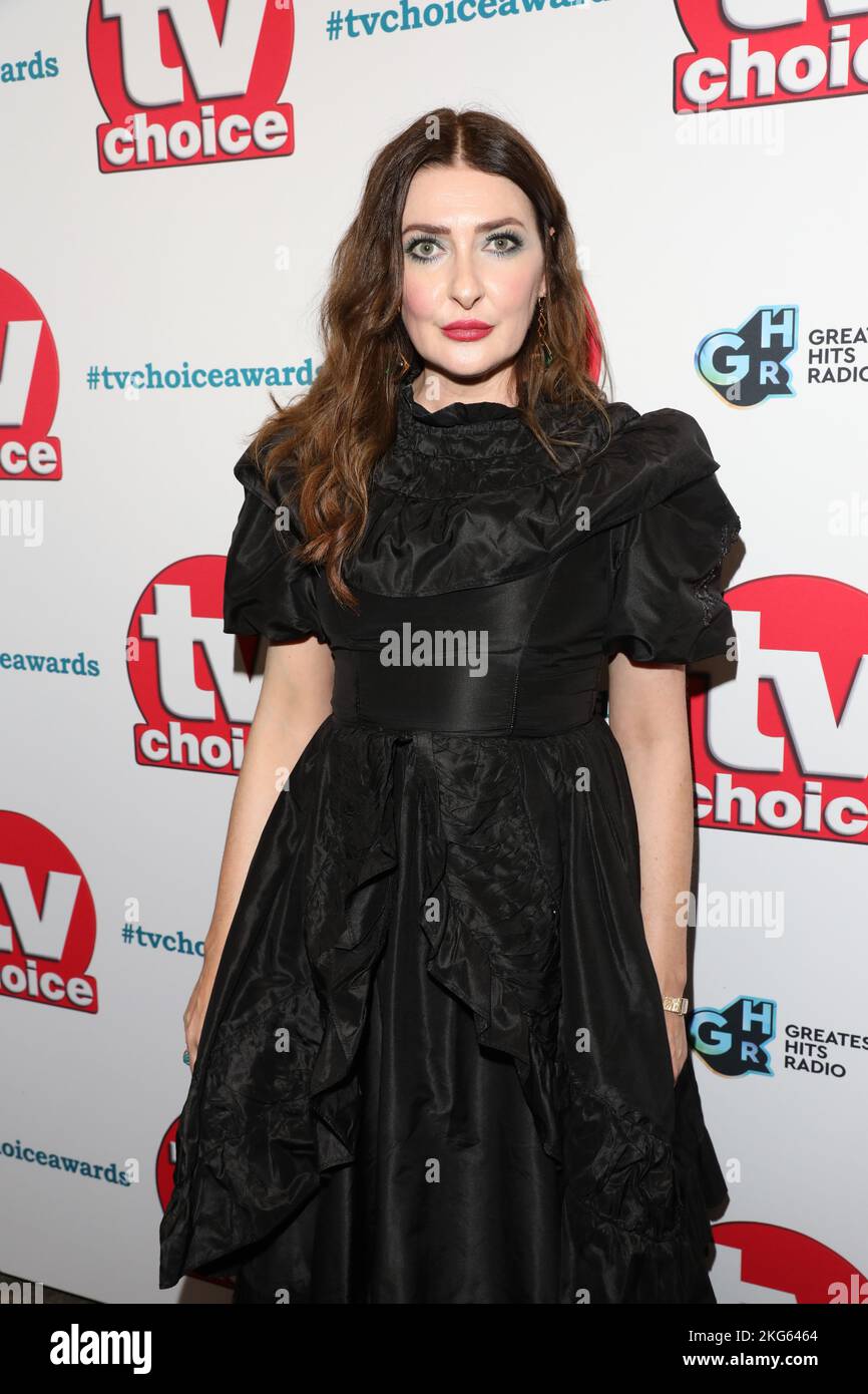 Kathy Kiera Clarke attends the annual TV Choice Awards at Hilton Hotel ...