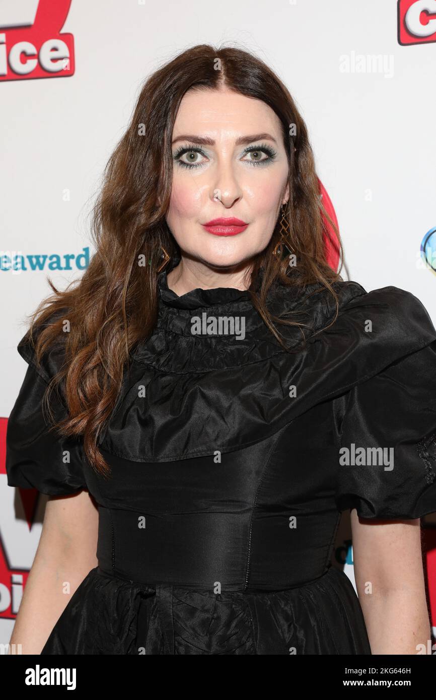 Kathy Kiera Clarke attends the annual TV Choice Awards at Hilton Hotel ...