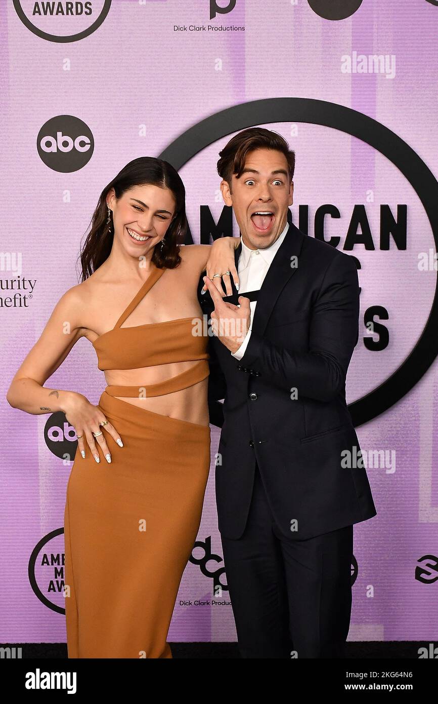 Kelsey Kreppel, Cody Ko attend the 2022 American Music Awards at ...