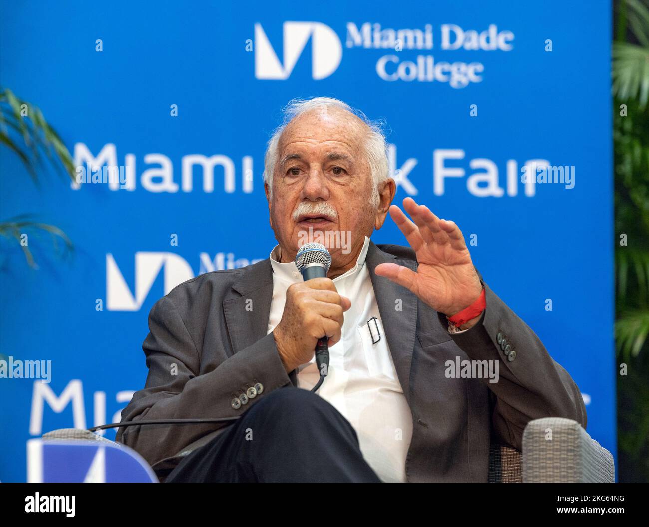 MIAMI, FL-NOV 20: Architect Moshe Safdie is seen during the Miami Book ...