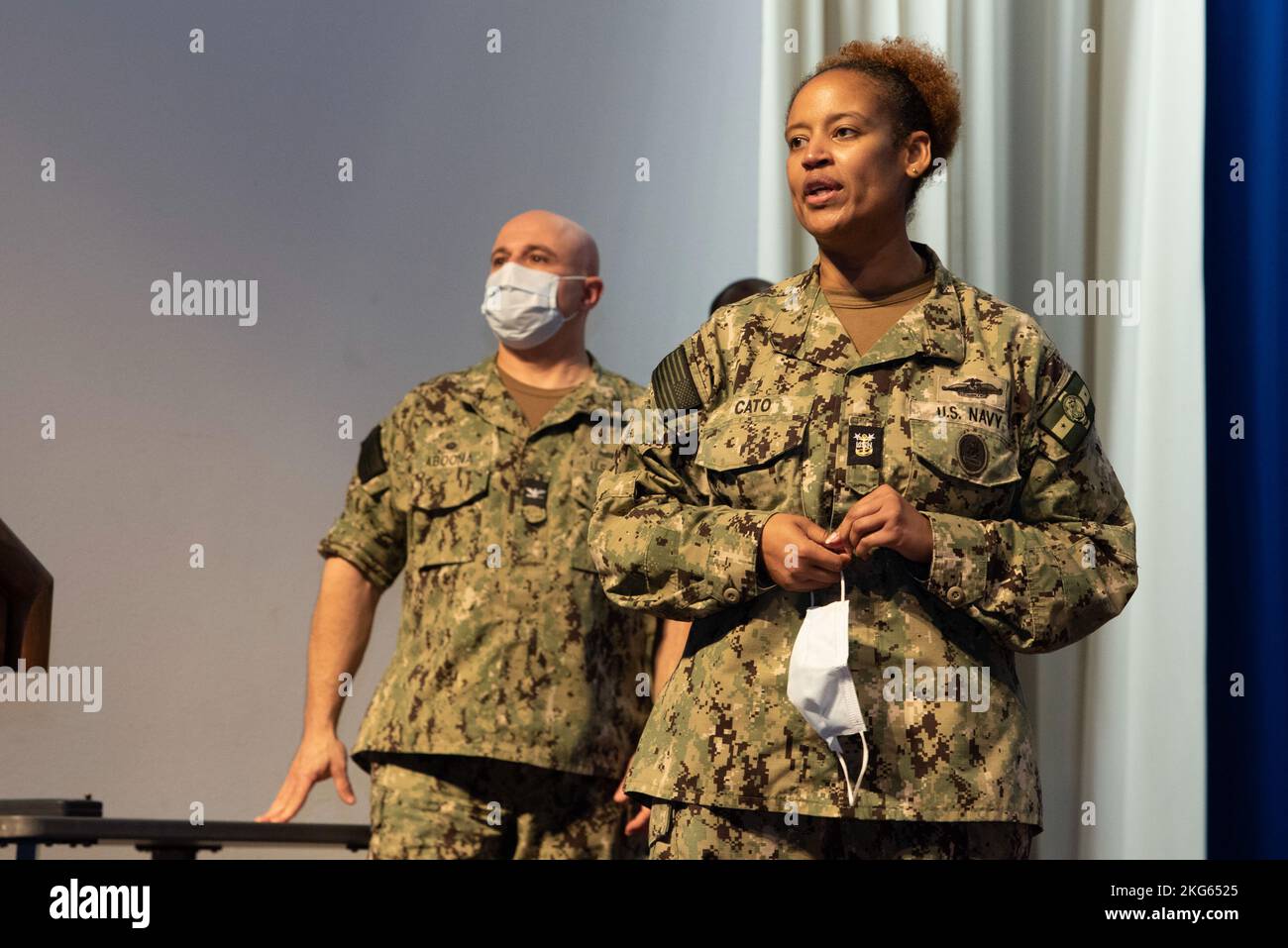 Command Master Chief Josina Cato, assigned to Navy Medicine Readiness ...