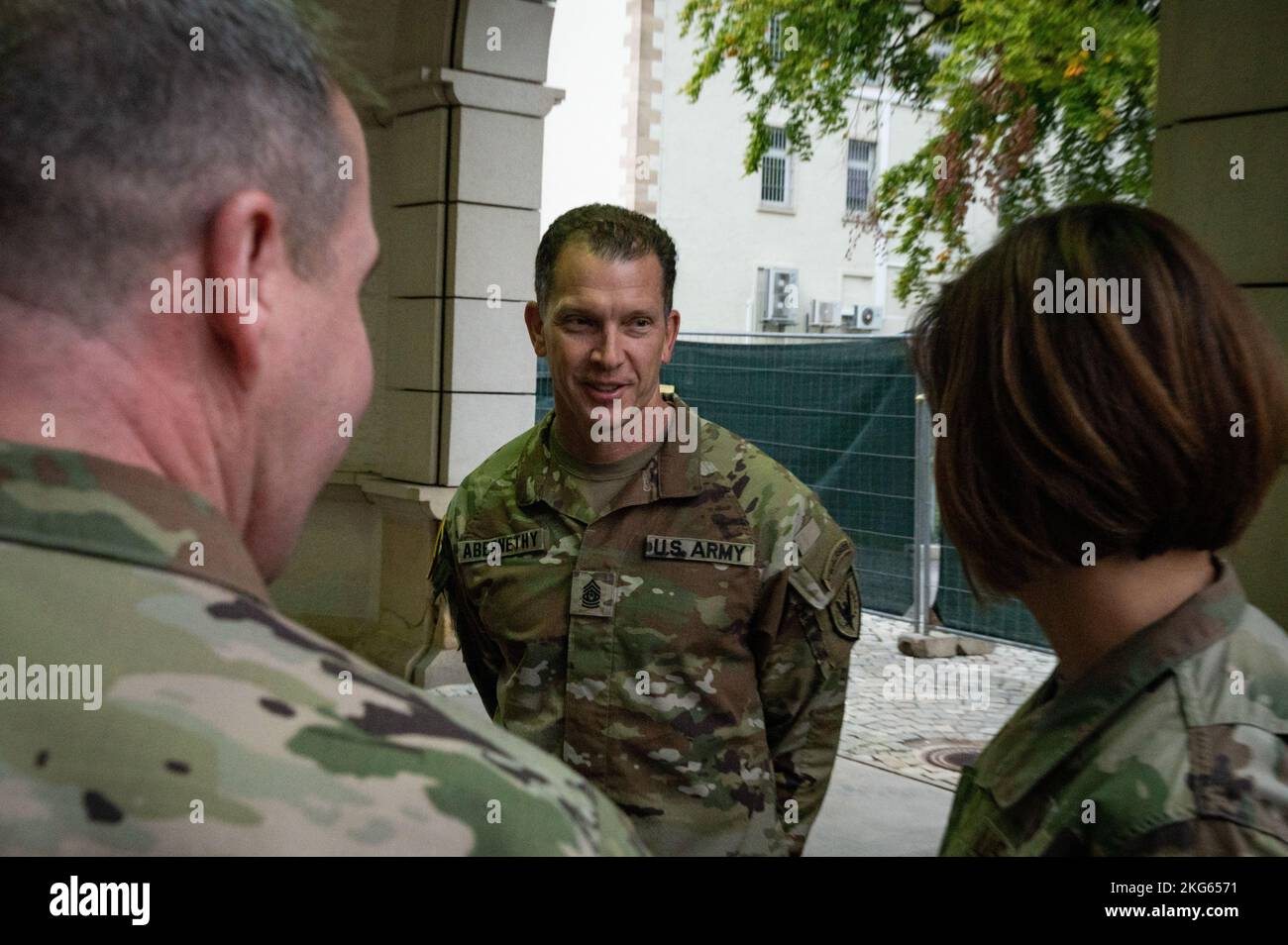 Chief Master Sergeant of the Air Force JoAnne S. Bass speaks U.S. Army ...