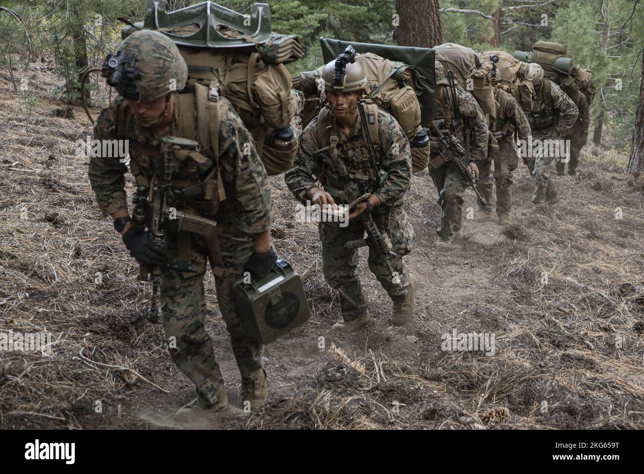 Marine corps mountain warfare training center bridgeport hi-res stock ...