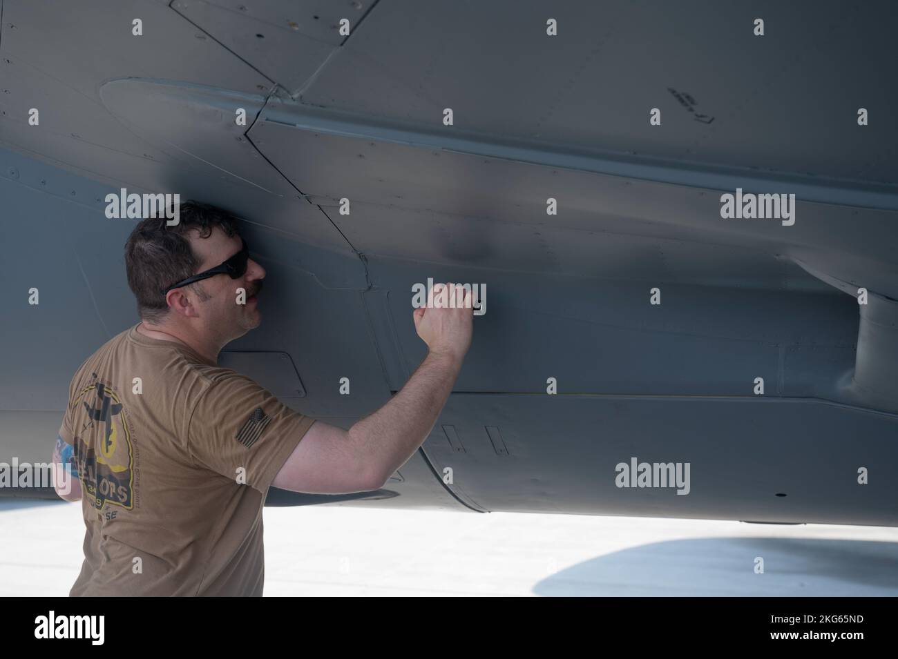 U.S. Air Force Major Craig Carlson, KC-135 Stratotanker pilot assigned ...