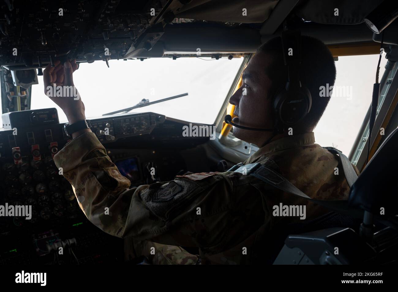 U.S. Air Force Capt. Sean Christner, a KC-135 Stratotanker pilot ...
