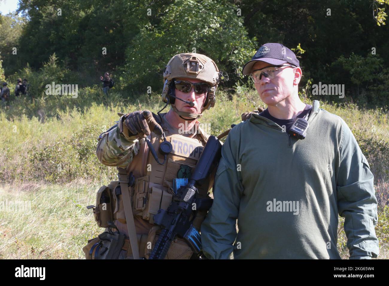 Joint training exercise with Det 2. 6 Co. 3/238th AVN MEDEVAC, Cox ...