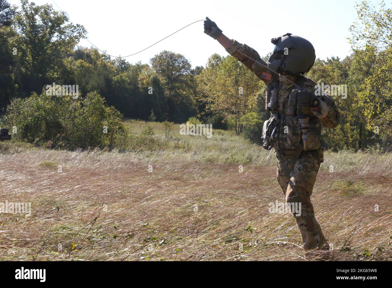 Joint training exercise with Det 2. 6 Co. 3/238th AVN MEDEVAC, Cox ...