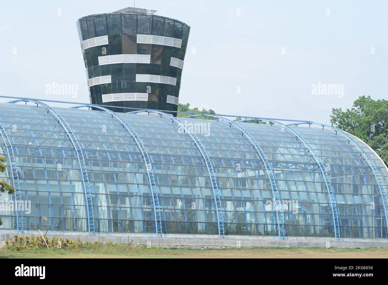 An outdoor view of the Purwodadi Botanical Garden in Indonesia Stock ...