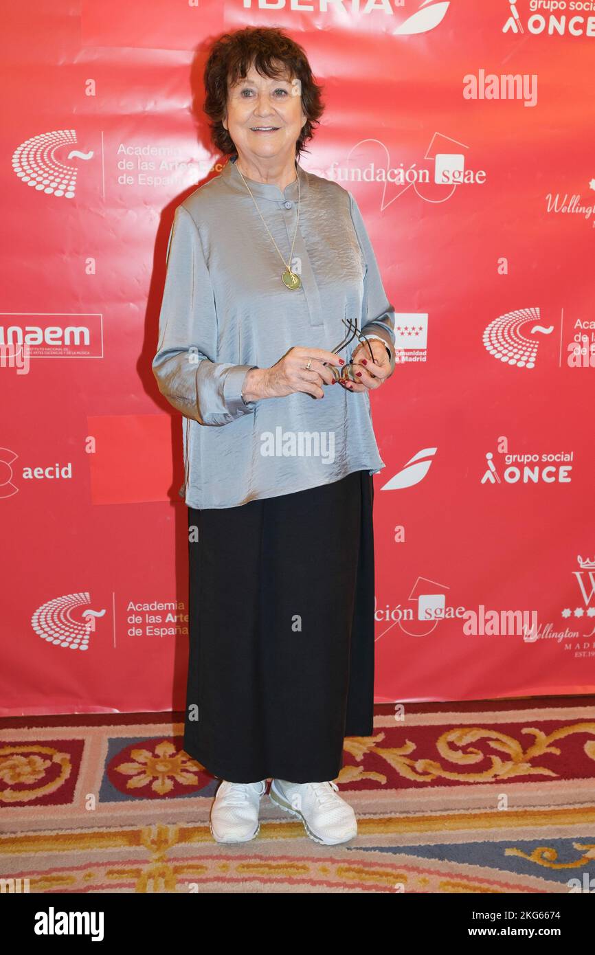 Madrid, Spain. 21st Nov, 2022. Julieta Serrano attends the Gold medals ...