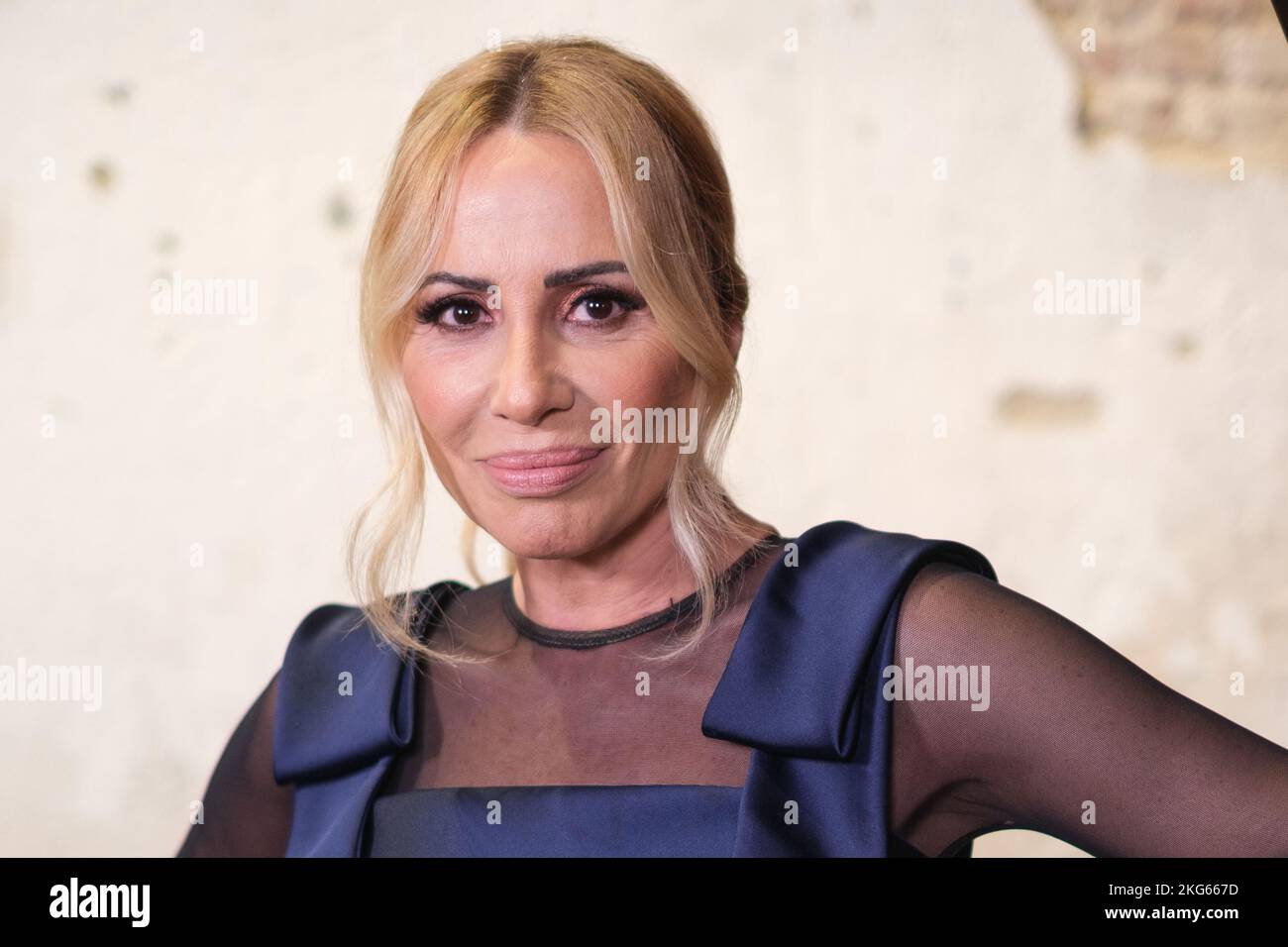 Madrid, Spain. 21st Nov, 2022. Singer Marta Sanchez poses during the ...