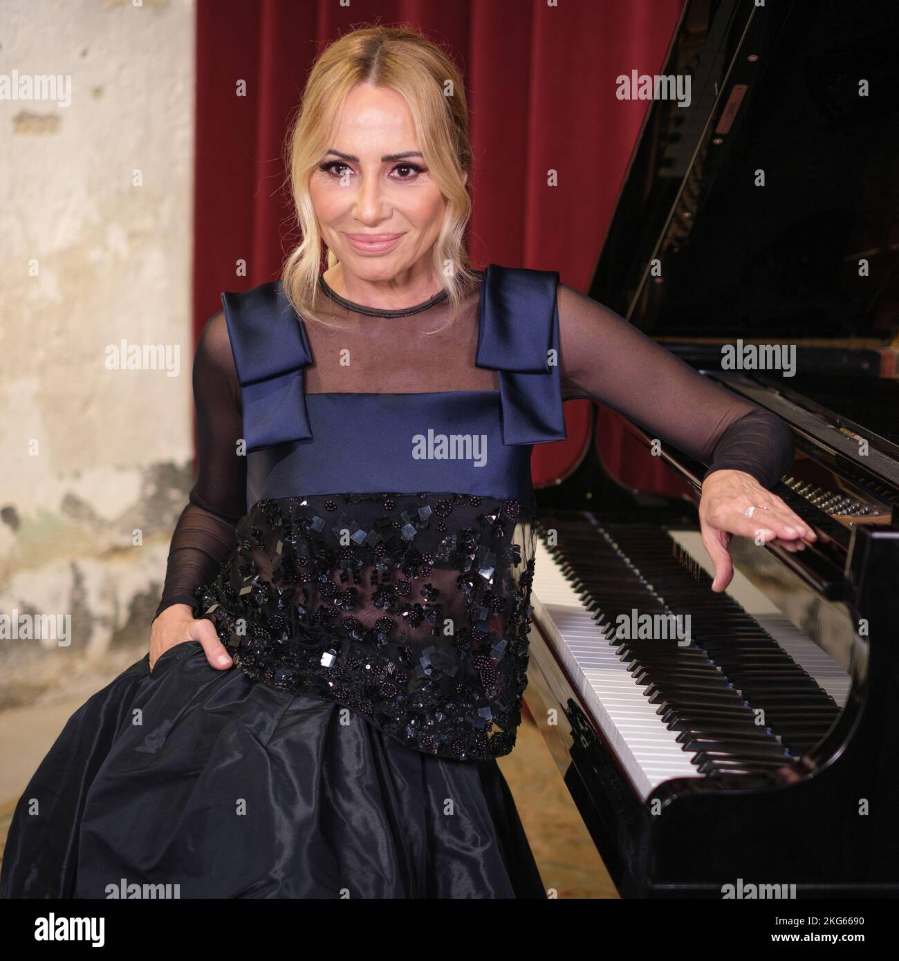 Madrid, Spain. 21st Nov, 2022. Singer Marta Sanchez poses during the ...
