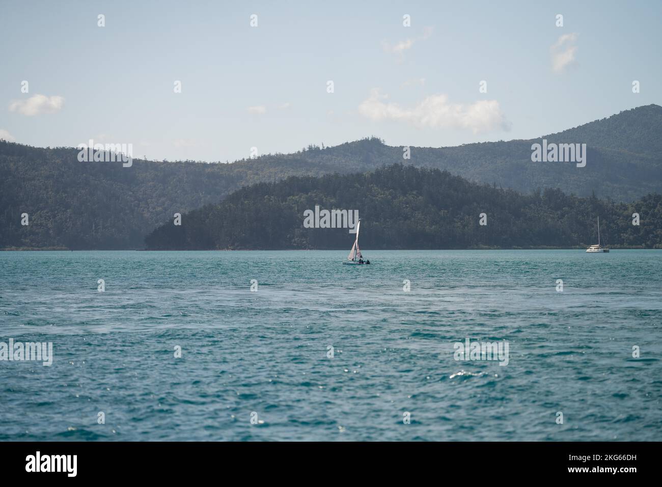 tropical islands and super yachts in queensland australia in spring ...