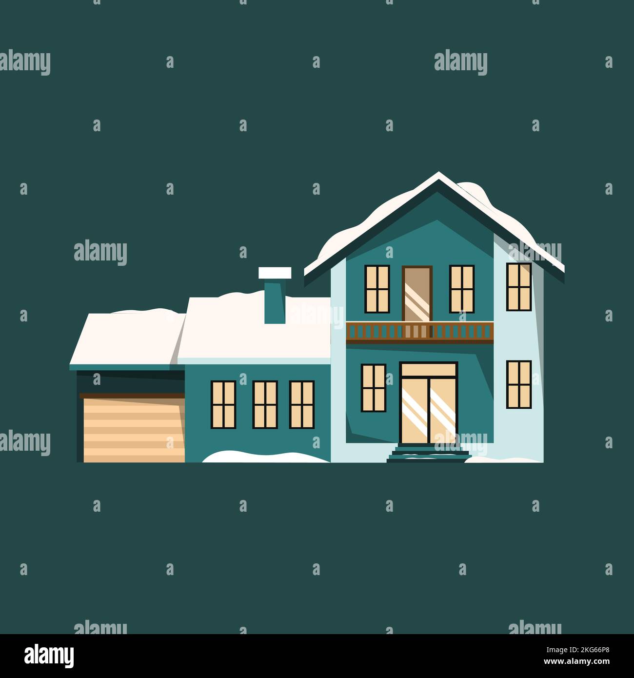 Modern luxury architecture Stock Vector Images - Alamy