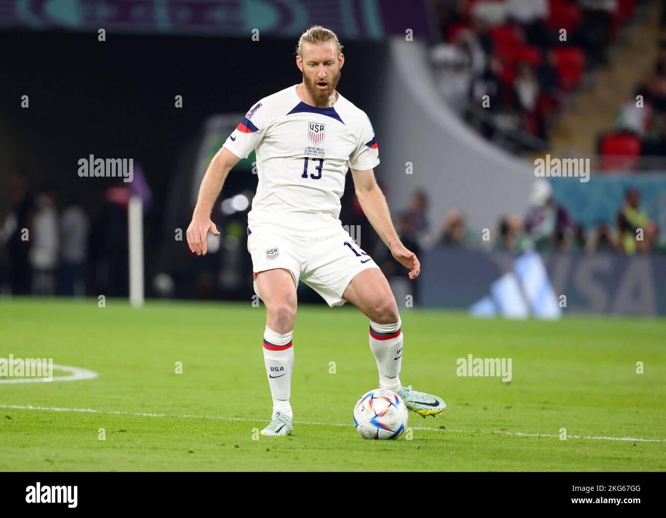 Tim Ream of USA during the FIFA World Cup 2022, Group B football match ...