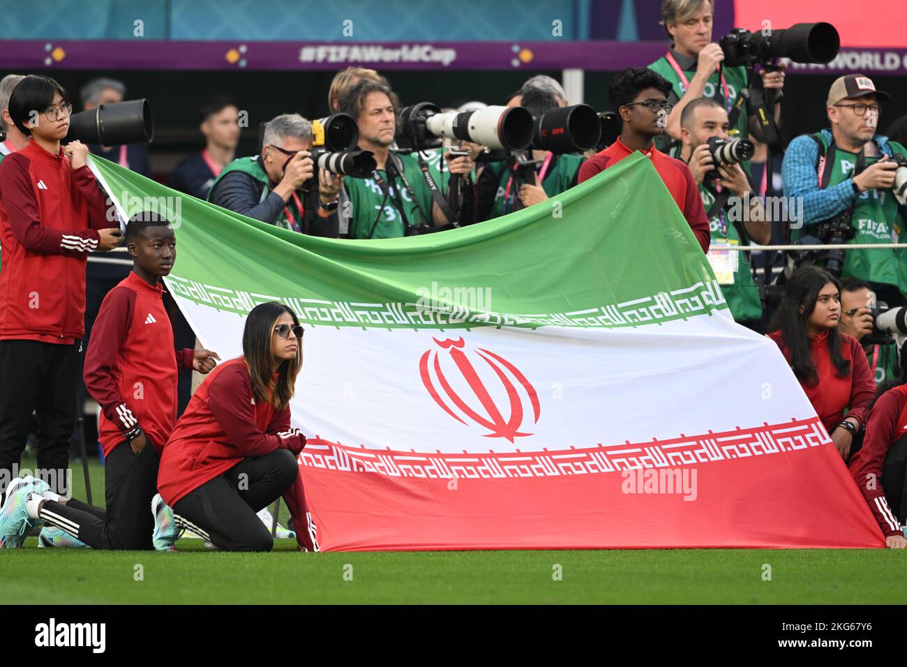 Qatar iran flag hi-res stock photography and images - Alamy