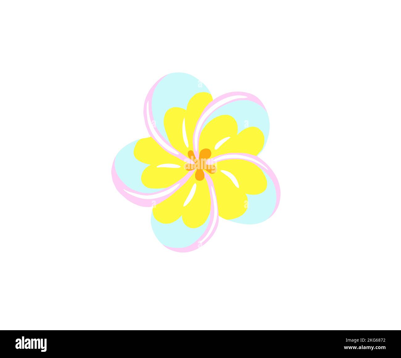Bali traditional flower plumeria vector illustration Stock Vector Image ...