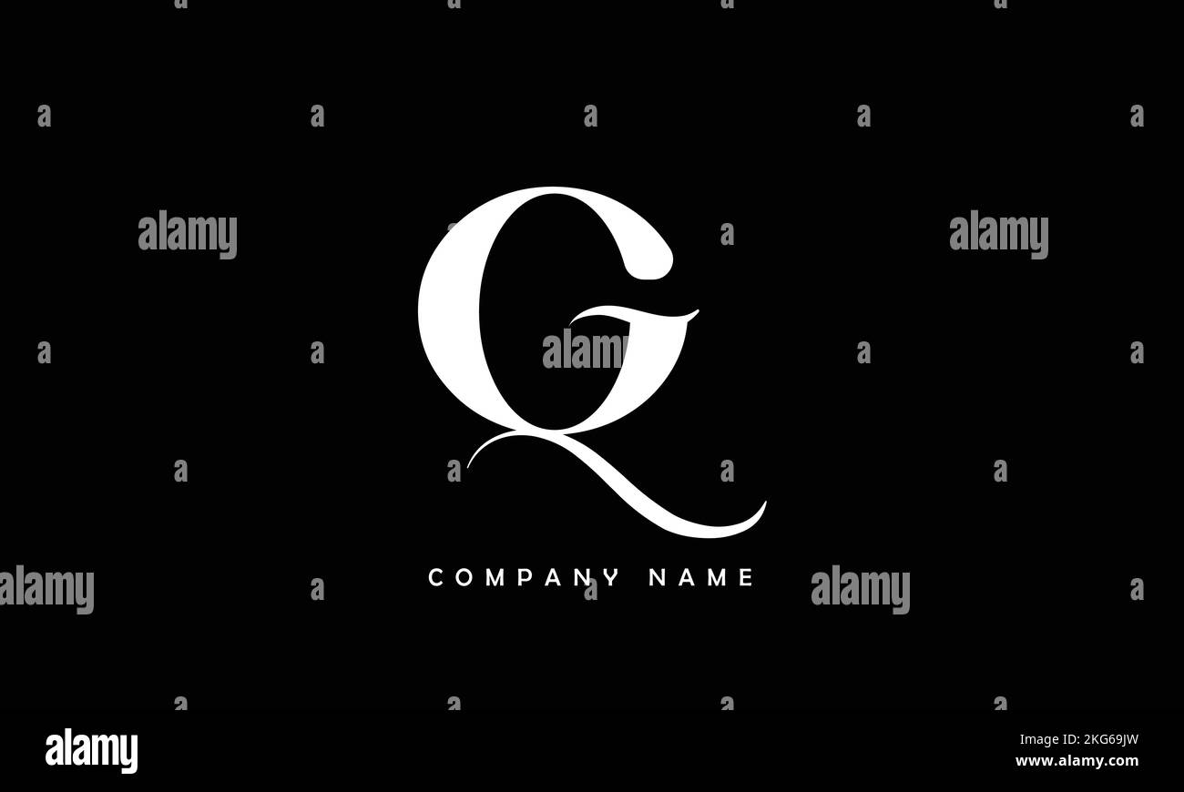 GQ, QG Abstract Letters Logo Monogram Stock Vector Image & Art - Alamy