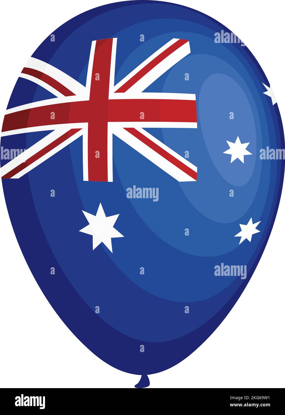 australian flag in balloon helium Stock Vector Image & Art - Alamy