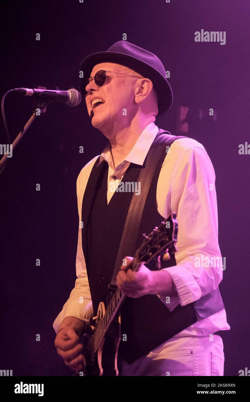 Leigh Heggarty, guitarist and singer with the British punk rock band ...