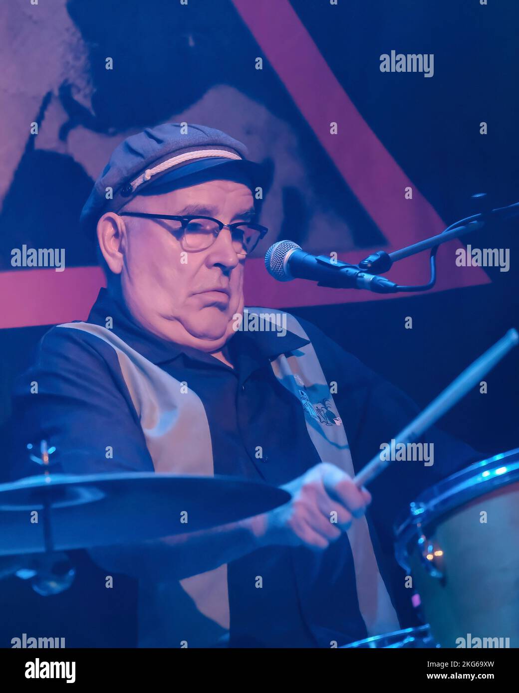 David Ruffy, drummer and founding member of British punk rock band Ruts ...