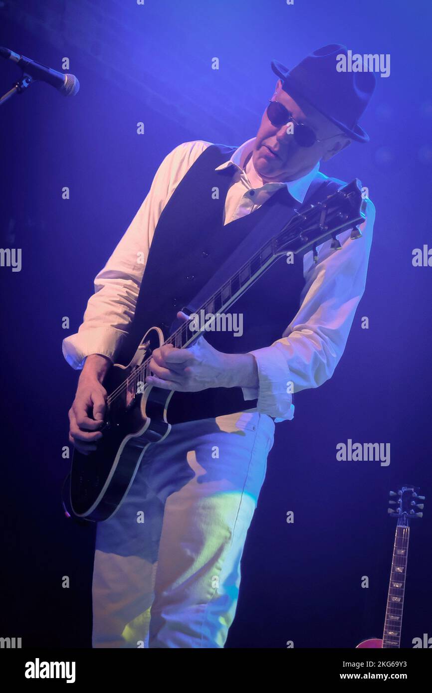 Leigh Heggarty, guitarist and singer with the British punk rock band ...