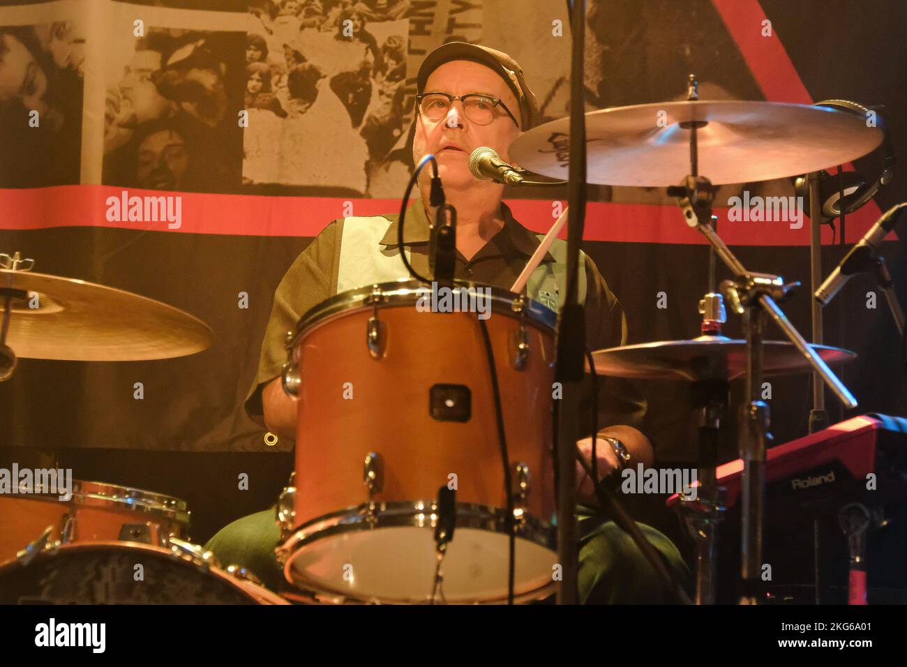 David Ruffy, drummer and founding member of British punk rock band Ruts ...