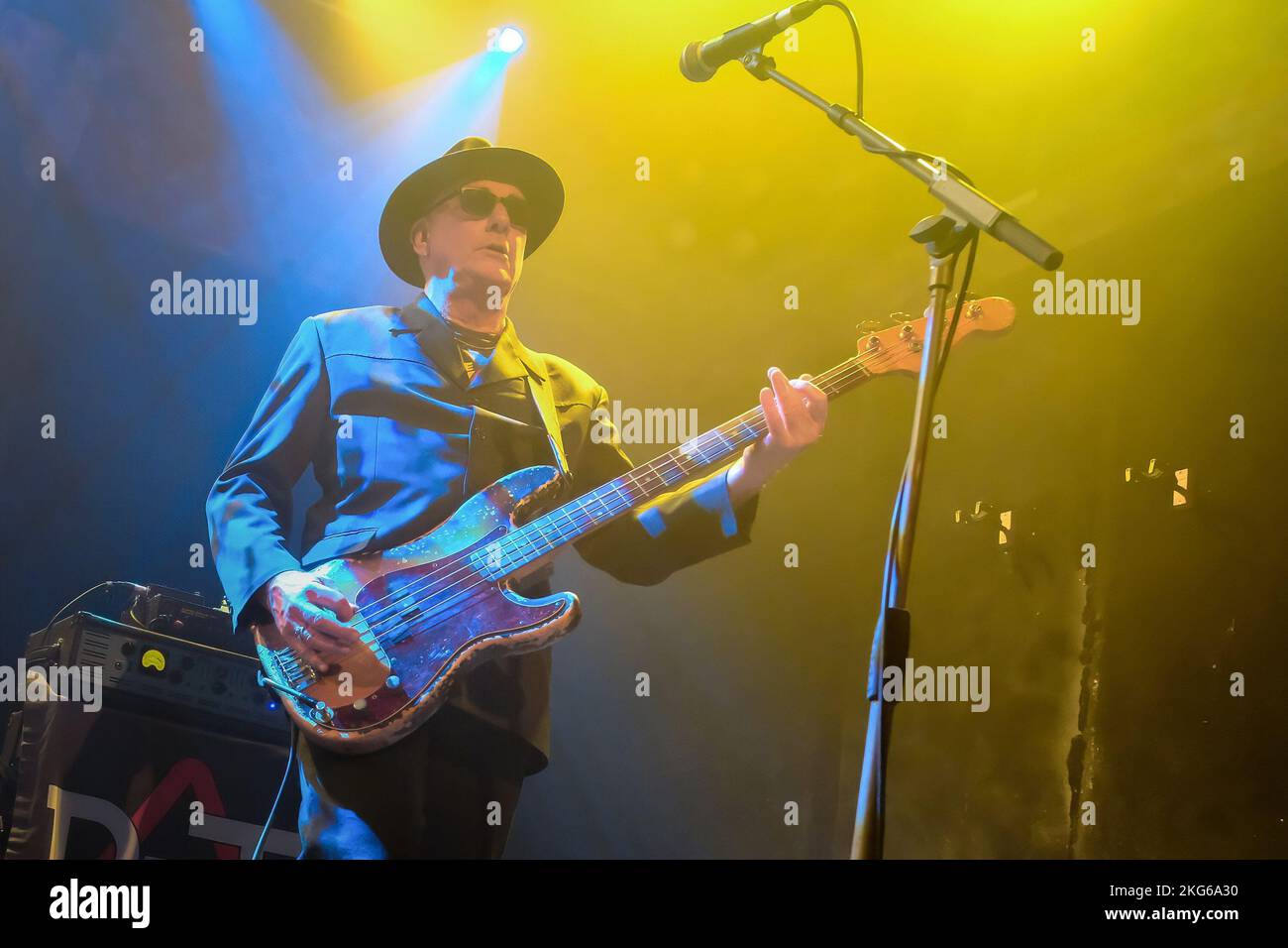 Southampton, UK. 19th Nov, 2022. John "Segs" Jennings, bass guitarist ...