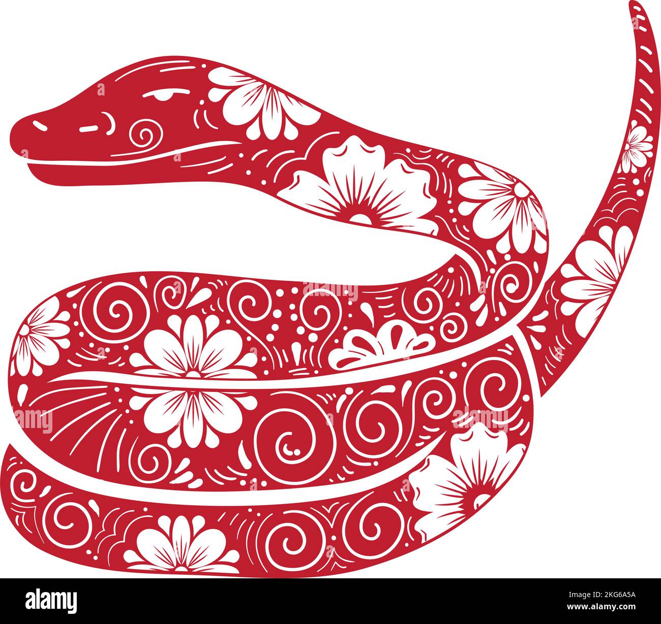 chinese zodiac snake animal Stock Vector Image & Art - Alamy