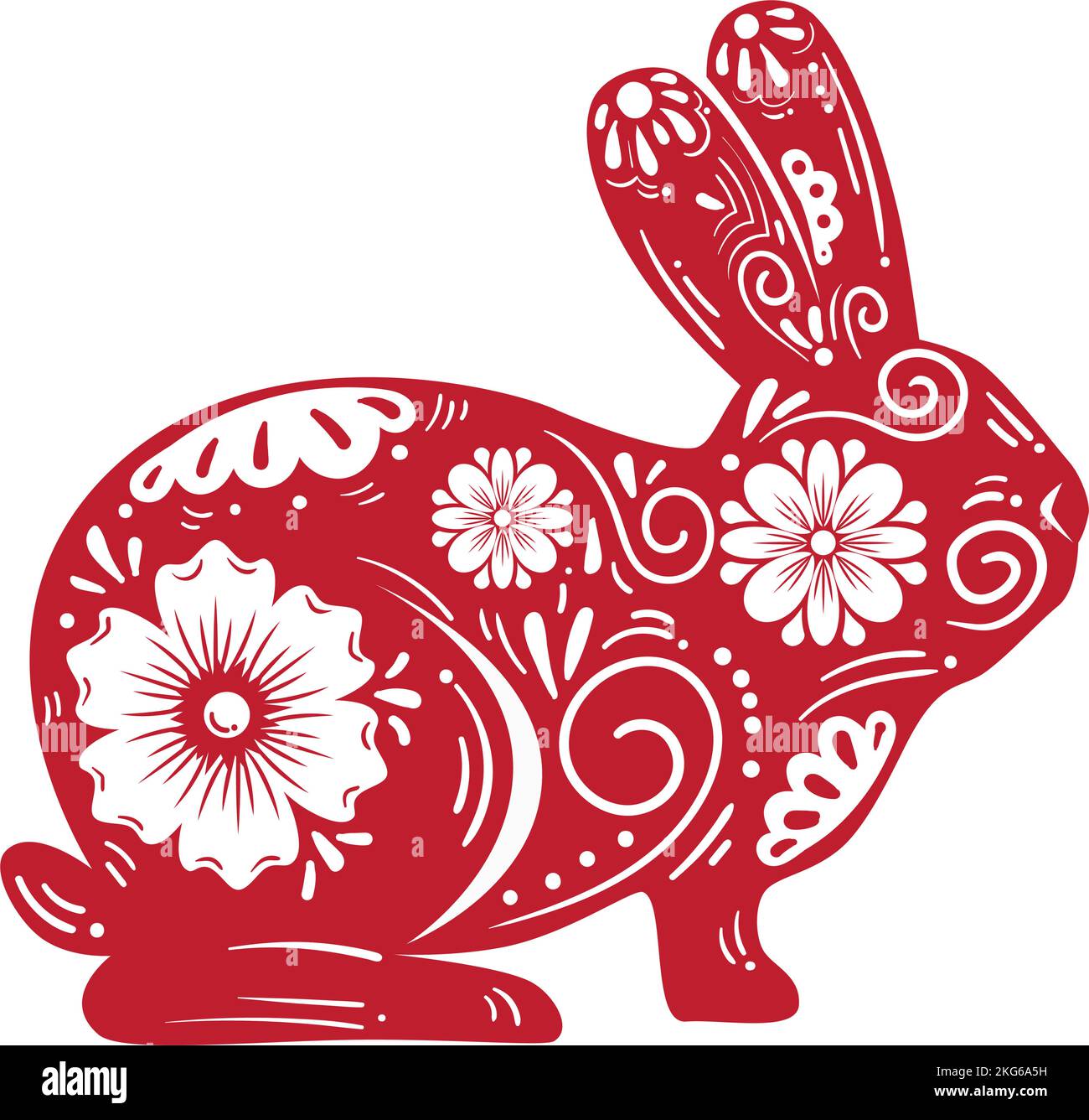 chinese zodiac rabbit animal Stock Vector Image & Art - Alamy