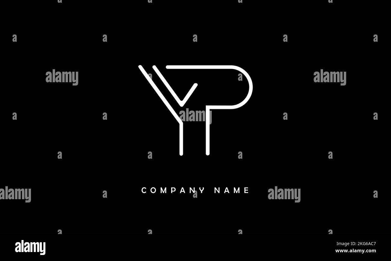Yp monogram letters hi-res stock photography and images - Alamy