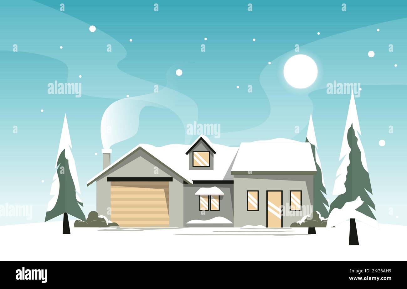 Ice garden picture Stock Vector Images - Alamy