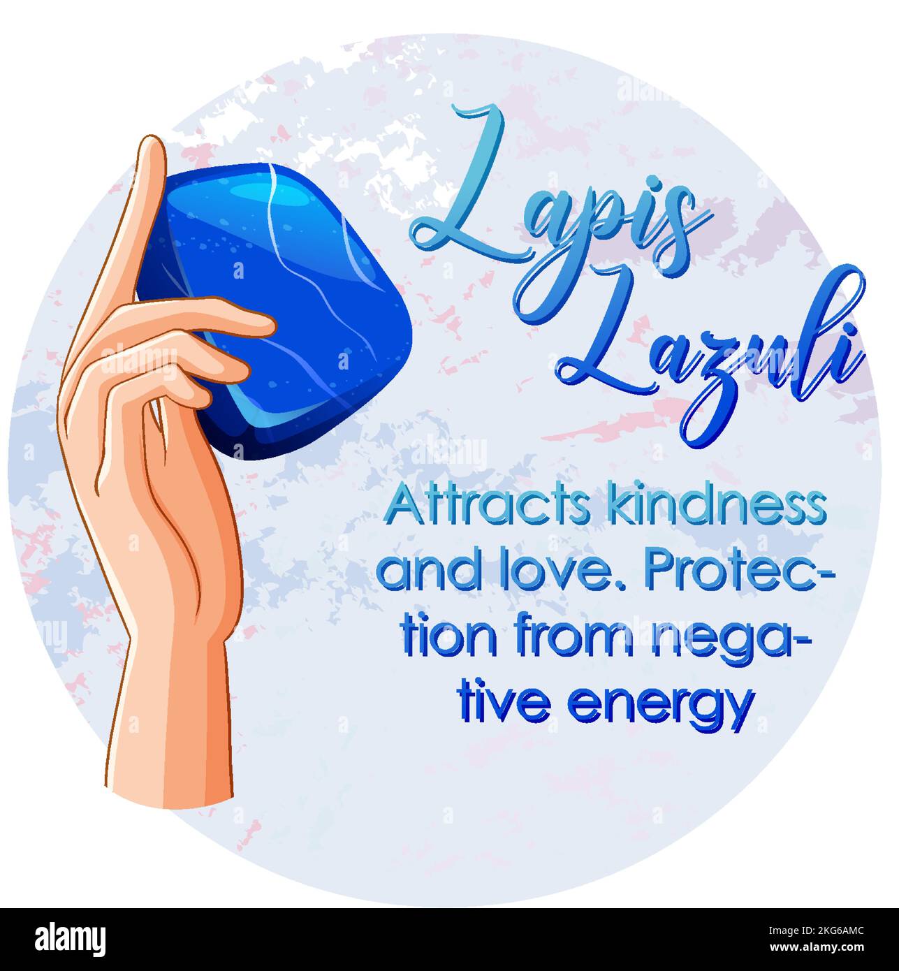 Lapis lazuli stone with text illustration Stock Vector Image & Art - Alamy