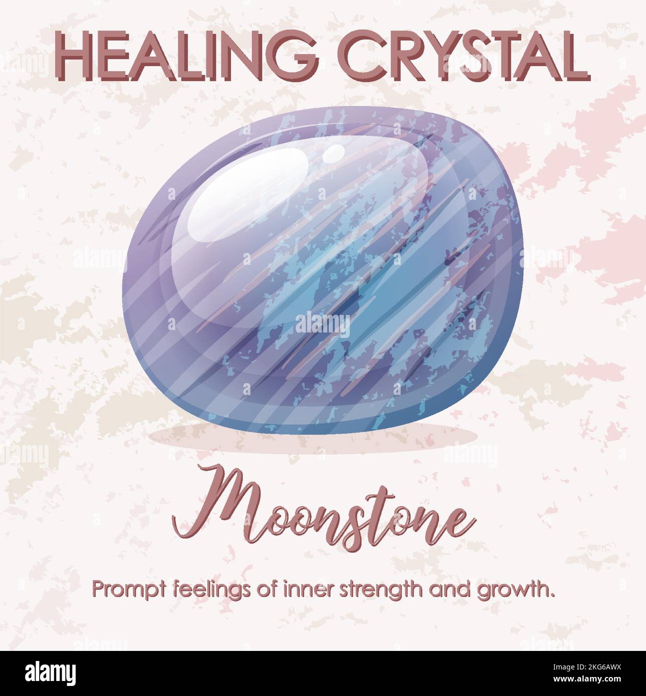 Moonstone gemstone with text illustration Stock Vector Image & Art - Alamy