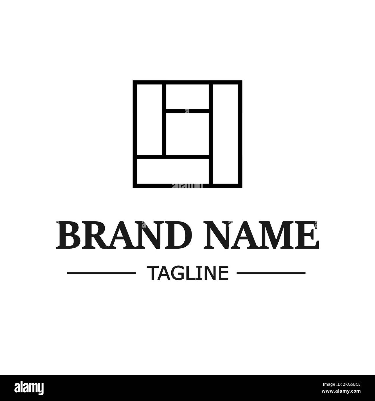 Real estate logo vector illustration on white background. Realtor ...