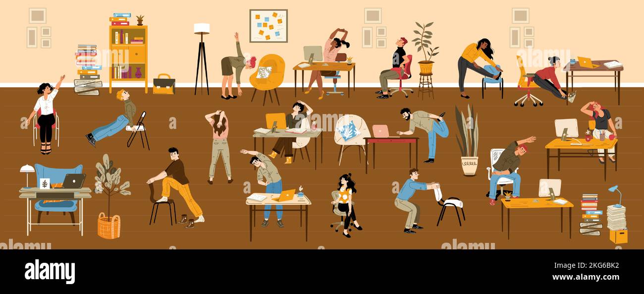 Stretching Exercises At Workplace