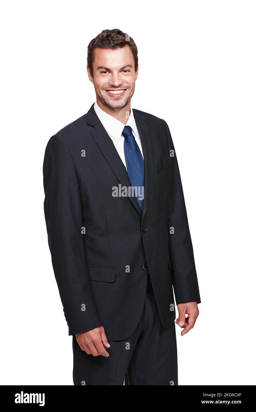 Trustworthy car salesman. Portrait of a handsome young businessman ...