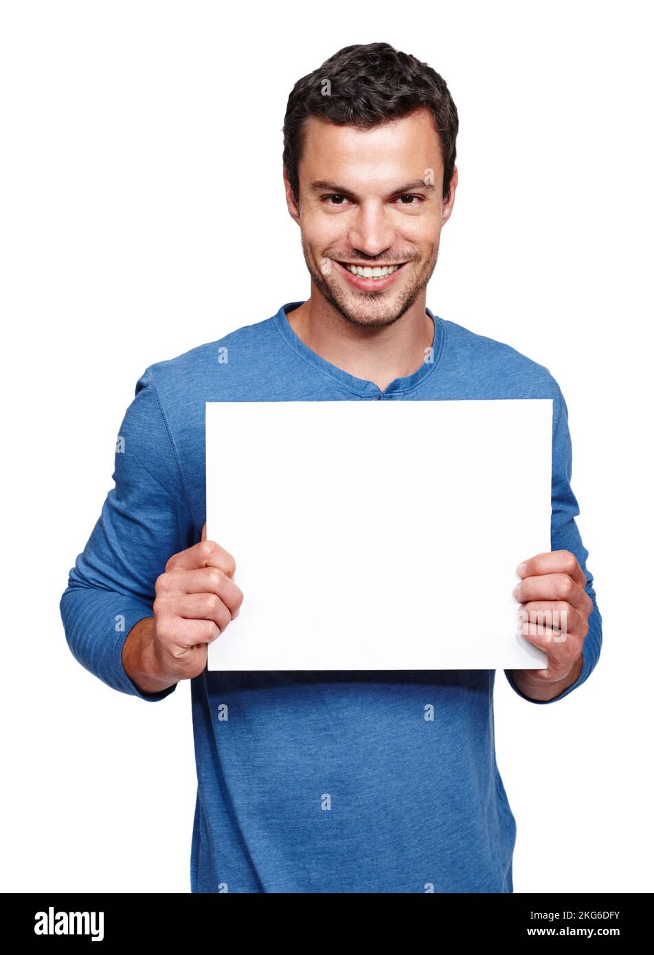 The perfect face for advertising your product. Portrait of a handsome ...