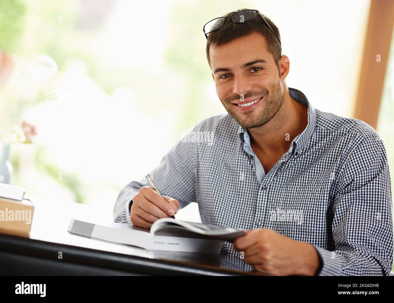 Young man studying from hi-res stock photography and images - Alamy