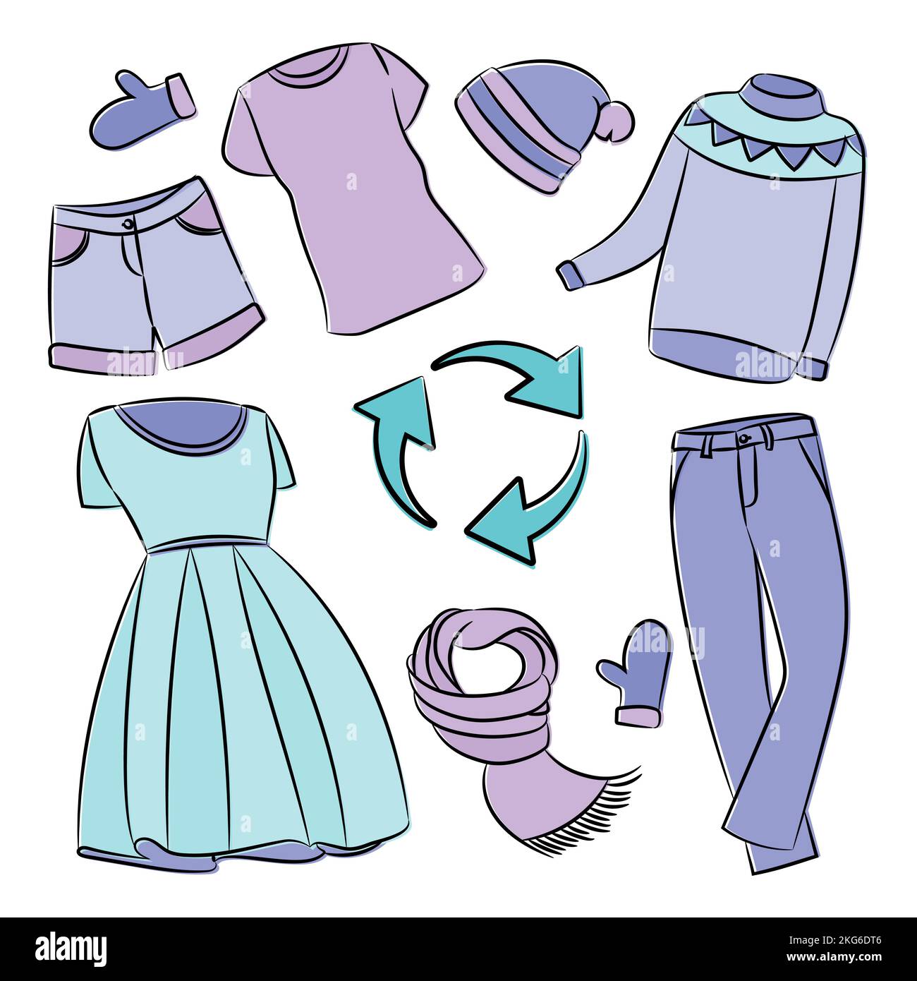 Clothing Recycling Global Ecological Environmental Pollution Problem