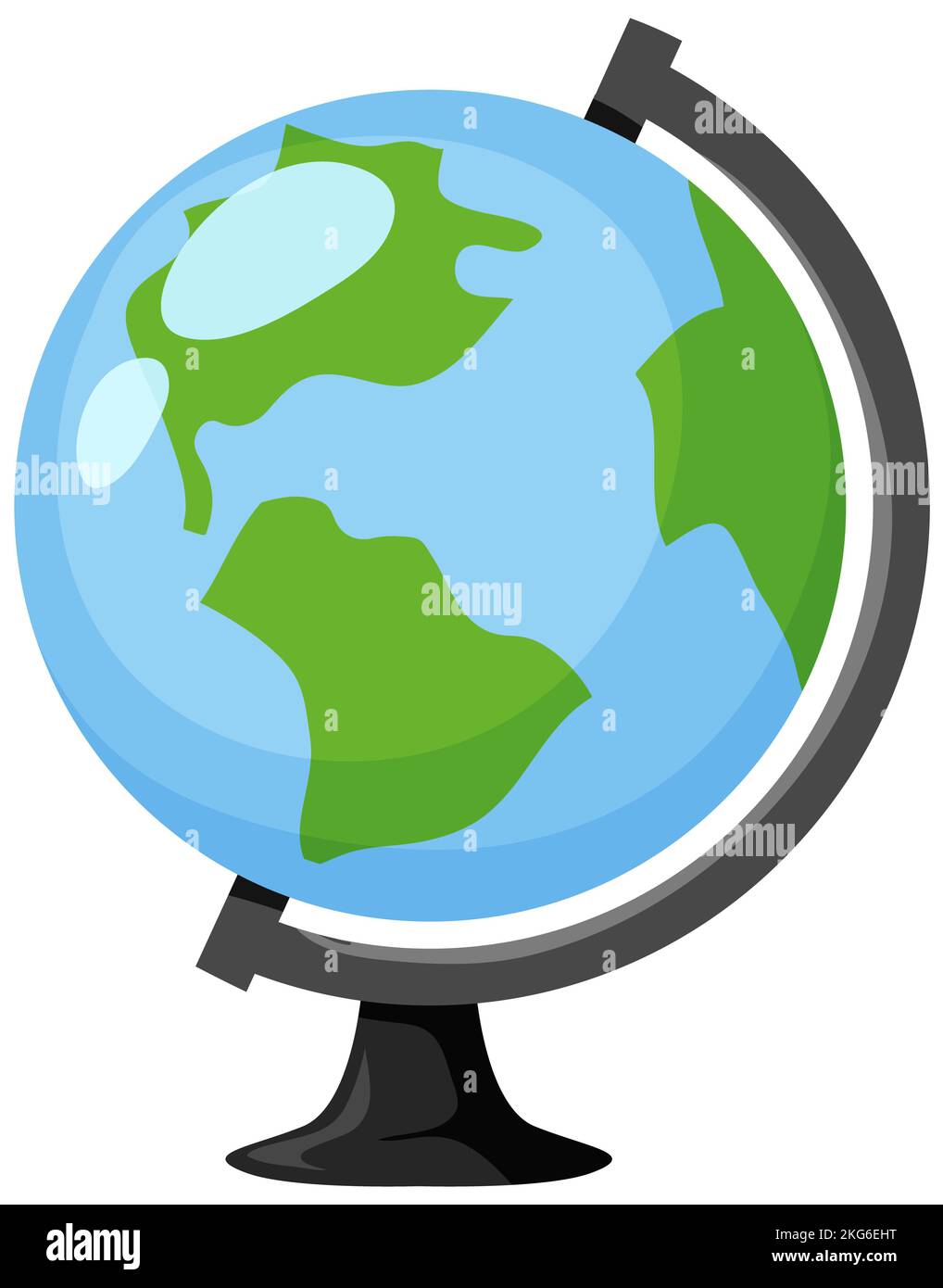Earth globe model isolated illustration Stock Photo - Alamy