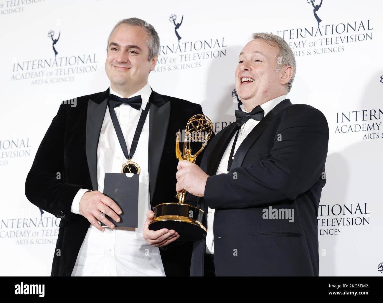 New York, United States. 21st Nov, 2022. Jake Lushington (L) and Tom ...