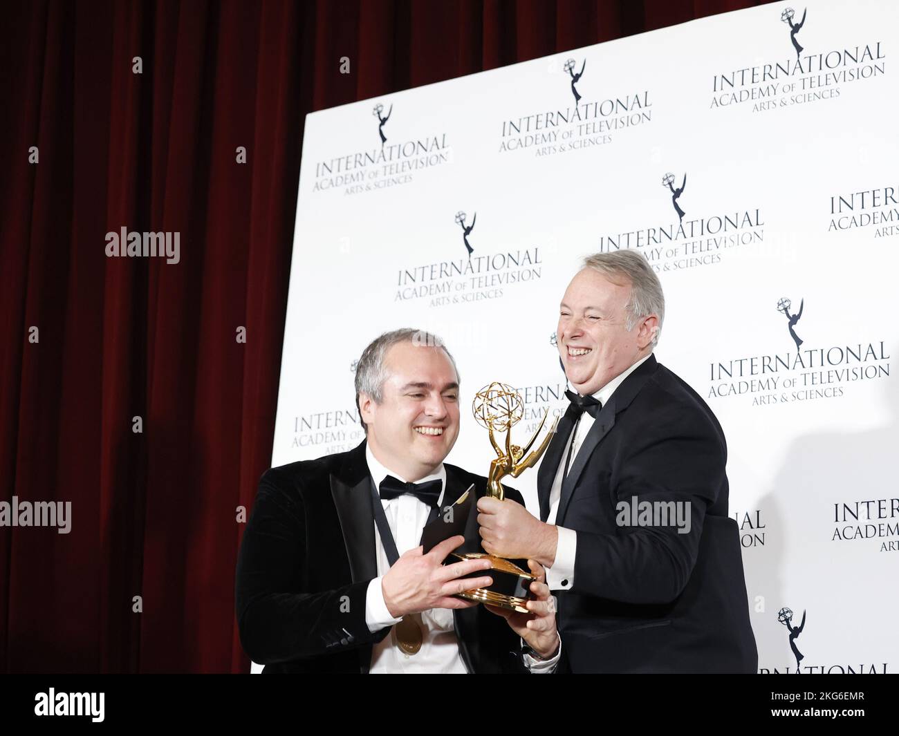 New York, United States. 21st Nov, 2022. Jake Lushington (L) and Tom ...