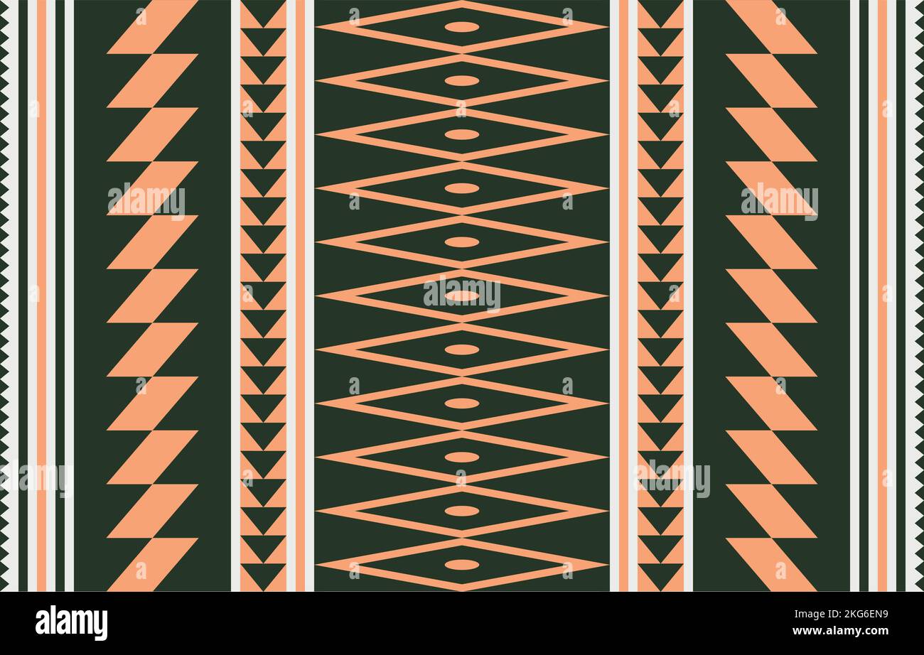 Abstract Seamless Ethnic Akha Embroidered fabric Pattern design for ...