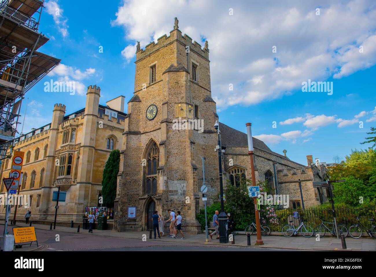 St Botolph's Church in Cambridge University in Central Cambridge ...