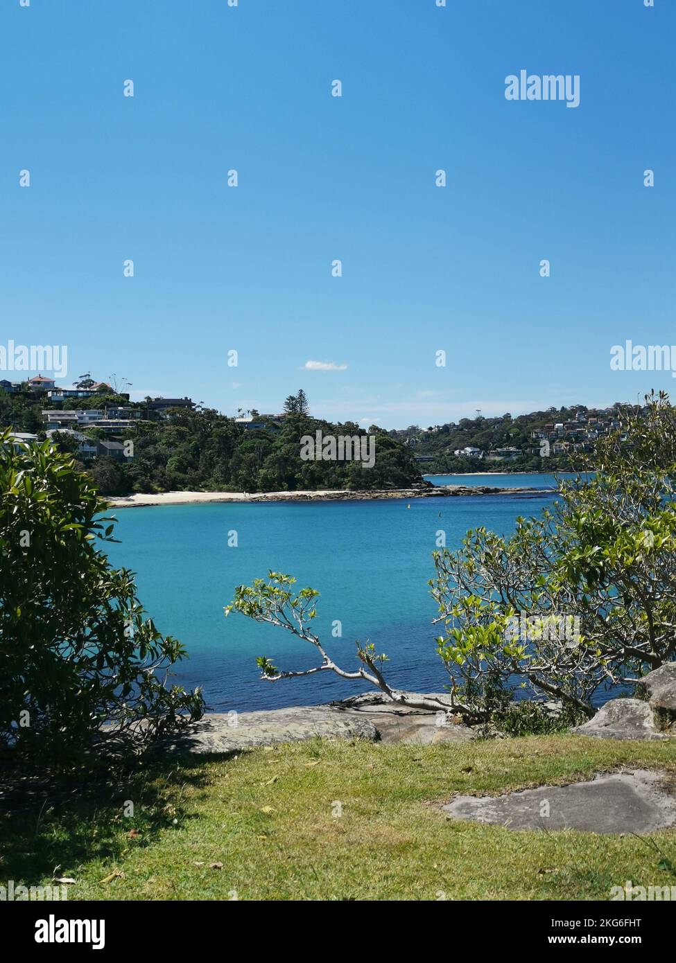 22 November 2022 - Balmoral Beach, NSW, Australia: Vertical image of ...